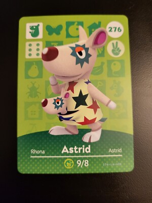 Astrid - 276 - Series 3 - Authentic Animal Crossing Amiibo Card | eBay