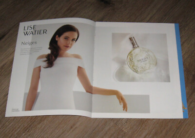 LISE WATIER makeup advertisement booklet ADs Caroline Dhavernas | eBay