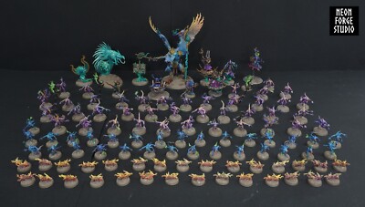 WH40K AoS Tzeentch Chaos Daemons Army Flamer Tzaangor Lord of Change | eBay