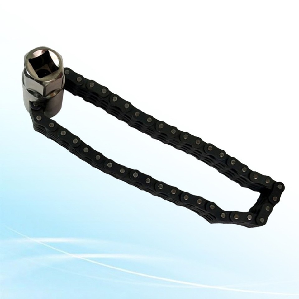 44 Sections Oil Fitter Removal Tool Filter Opener Chain Style Wrench ...