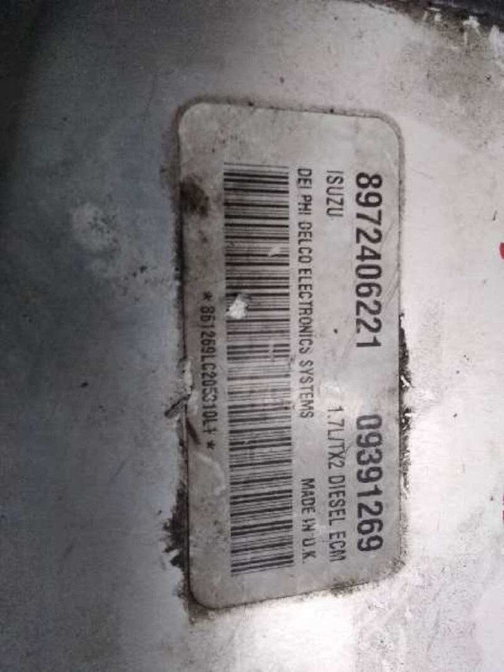 09391269 switchboard engine uce for OPEL COMBO (CORSA C) 1.7 16V DTI ...