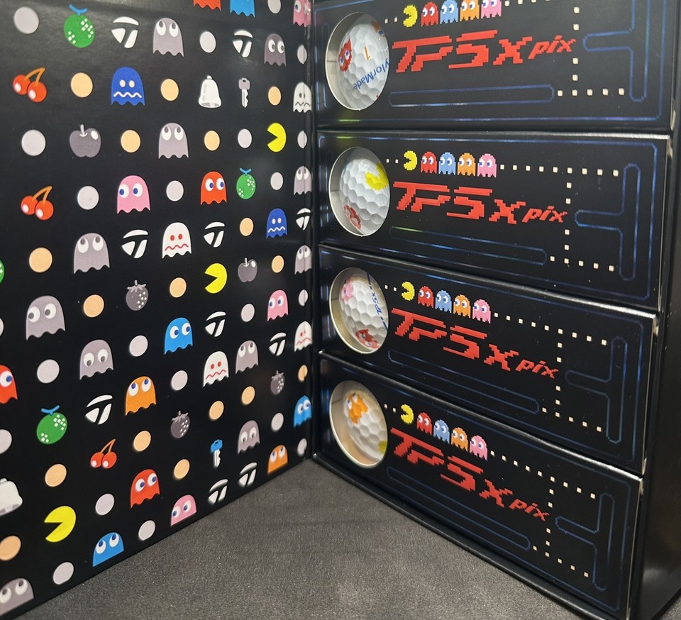 Brand New Taylormade TP5x PAC-MAN Logo Golf Ball | eBay