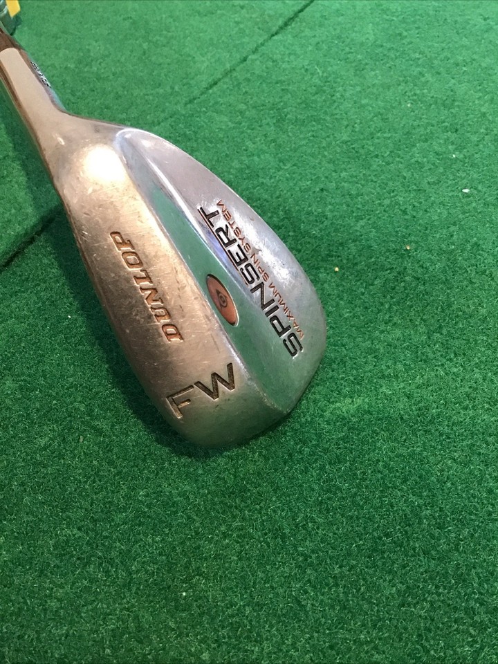 Rare Dunlop Spinsert Black Diamond Rough Face FW Wedge RH Mid-Firm Flex ...