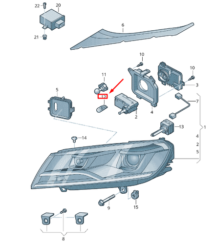 VW TOUAREG 7P MK2 Day Driving Lights And Side Lights Bulb N10733202 | eBay