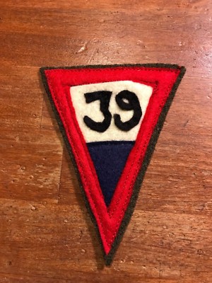 WWI US Army 39th Division Patch wool AEF wool | eBay