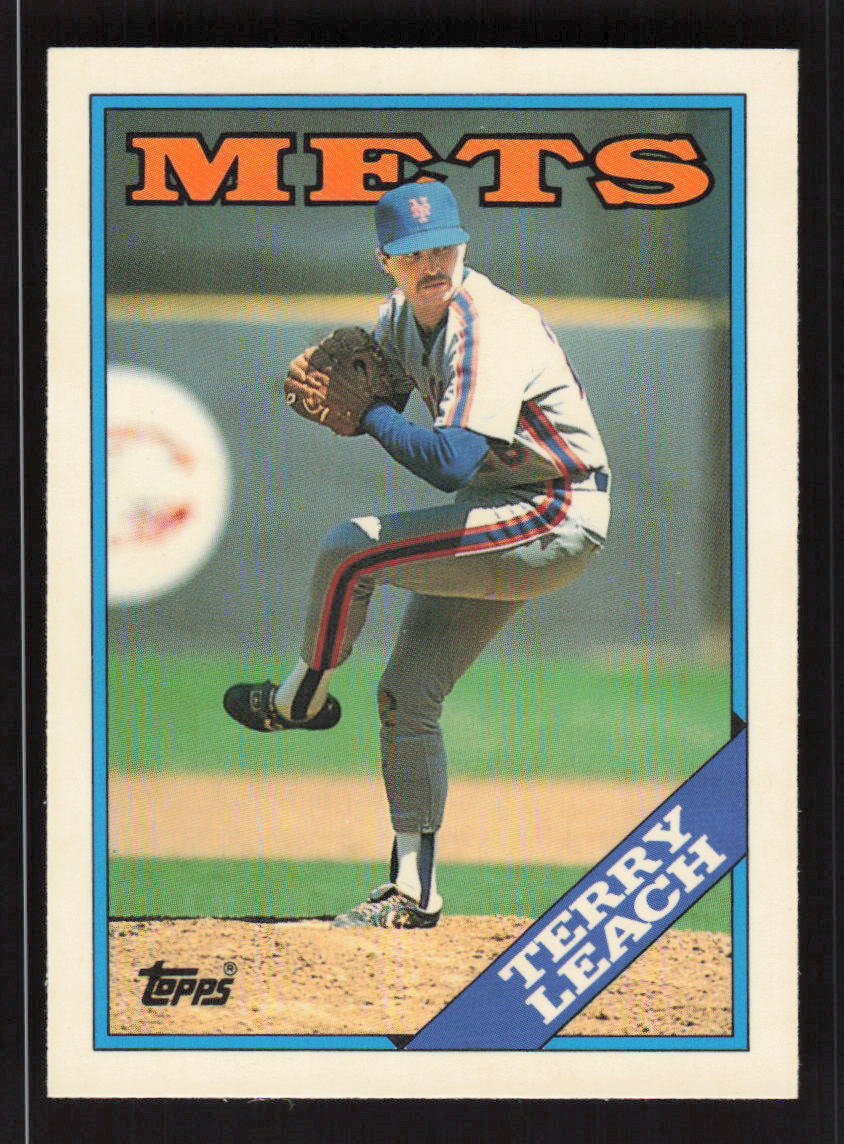 1988 Topps Tiffany Set-Break #457 Terry Leach New York Mets | eBay