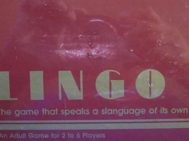 Vintage Lingo Game Golden 1985 Speaks a Slanguage of It's Own for sale ...