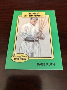 1987 Hygrade Baseball's All-Time Greats BABE RUTH CARD NY YANKEES | eBay