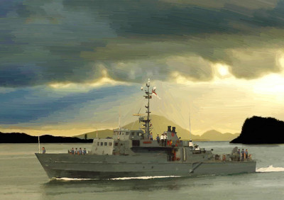 HMS REDPOLE LIMITED EDITION ART (25) | eBay