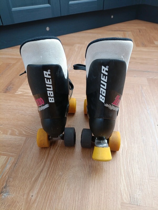 Bauer Turbo Quad Roller Skates / Boots 90's Retro | eBay UK