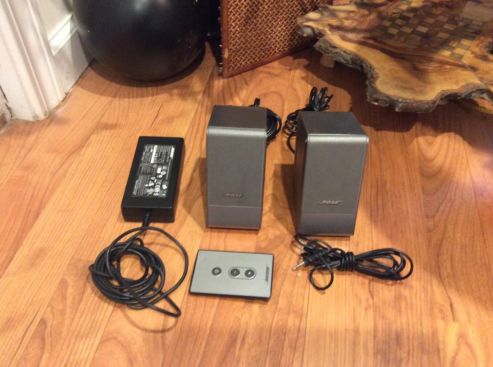 Bose Computer MusicMonitor Computer Speakers Desktop PC Silver Bose ...