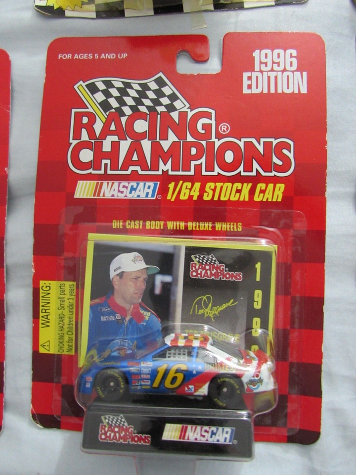 NEW 1993-2002 Racing Champions NASCAR Die Cast 1:64 Car Card 11 Car Lot ...