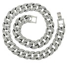 Silver Plated Young Dolph PRE Charm & Iced Cubic Zirconia Cuban Chain ...