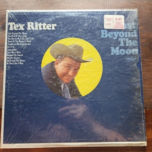 Tex Ritter Just Beyond The Moon Vinyl ST 2786 Capitol Records Rare 1967 ...