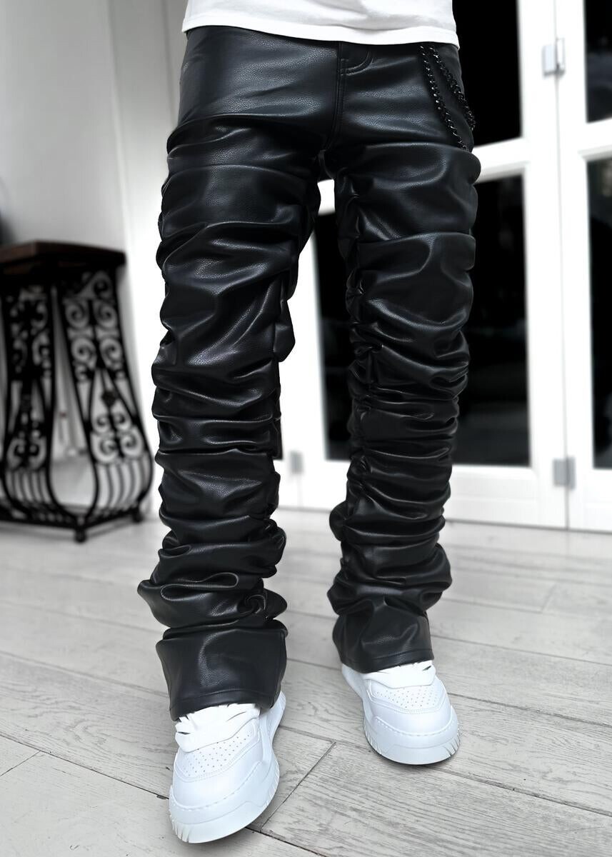 Black Super Stacked