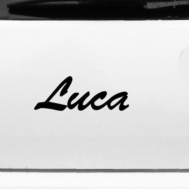Luca Schriftzug Tattoos