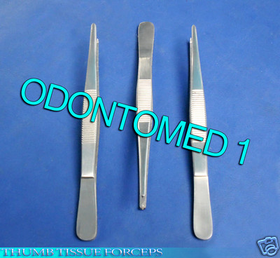 3 Thumb Rat Tooth Tissue Forceps 1x2t 7" Surgical Instruments | eBay
