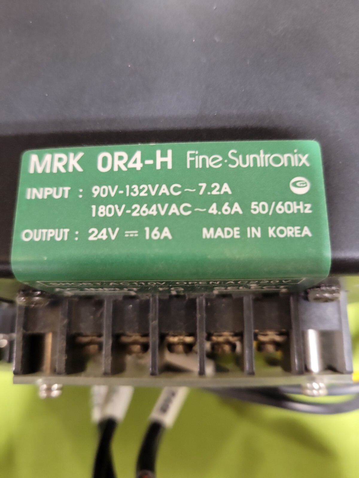 Fine Suntronix MRK OR4-H Power Supply 24V 16 Amp Output Samsung CP20 | eBay