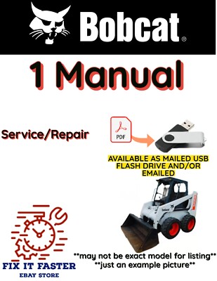 BOBCAT 645 SKID STEER LOADER SERVICE SHOP REPAIR MANUAL PDF USB | eBay