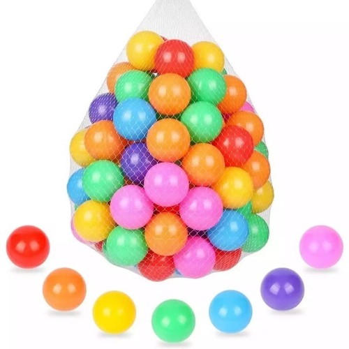Multi-color Attractive Indoor Plastic Ball Set-20 Balls For Kids Safe ...