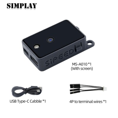 2.5M/8.2FT TOF 3D Depth Camera (MaixSense A010 with Screen) for MCU ROS ...