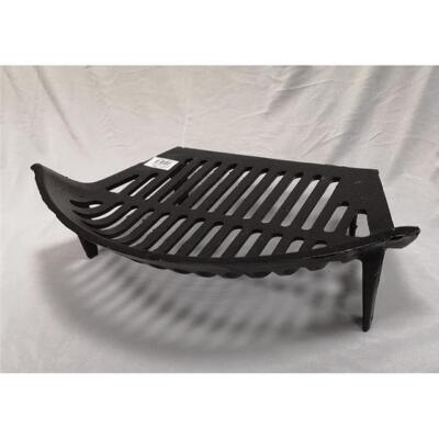 Round Tower Single Fire Grate Bottom Base Bow Fronted Cast Iron For 16 ...