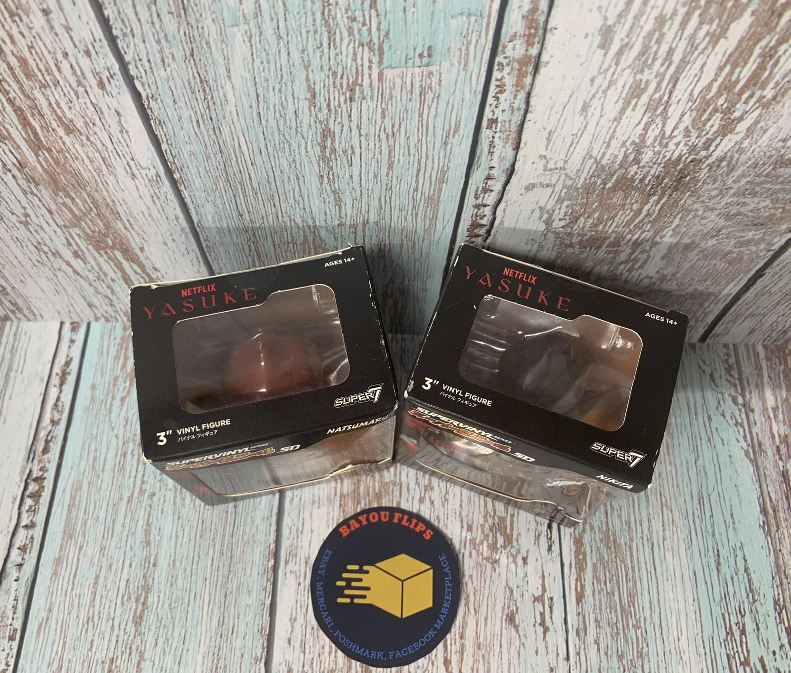 Super7 - Netflix Yasuke 3" SD Vinyl Figures Wave 1 - Nikita & Natsumaru ...