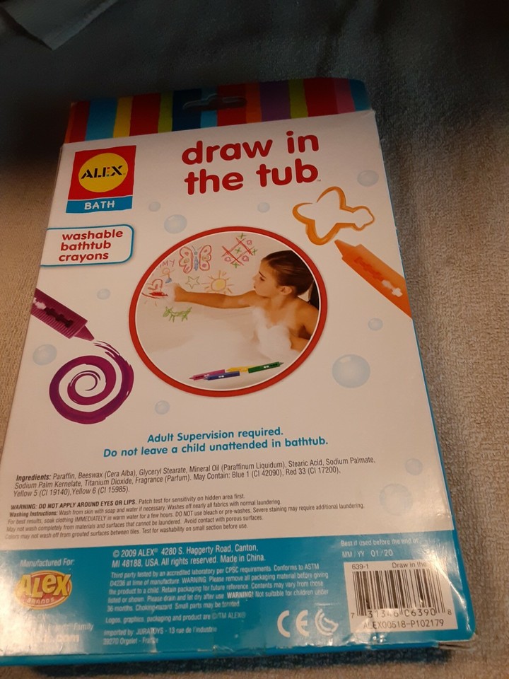Alex Bath Draw In The Tub New | eBay
