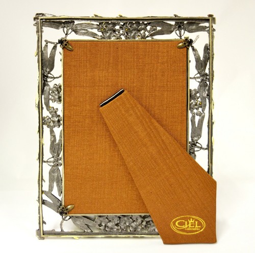 Ciel Collectables Floral Picture Frame. Hand Made with Swarovski ...