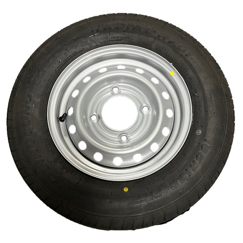 165R13C 96/94n 165x13" Trailer Tyre on 4 stud 5.5" PCD Rim Ifor ...