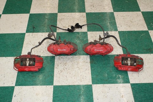 08-20 Challenger Red SRT Set Four Piston Front Rear Left Right Brake ...