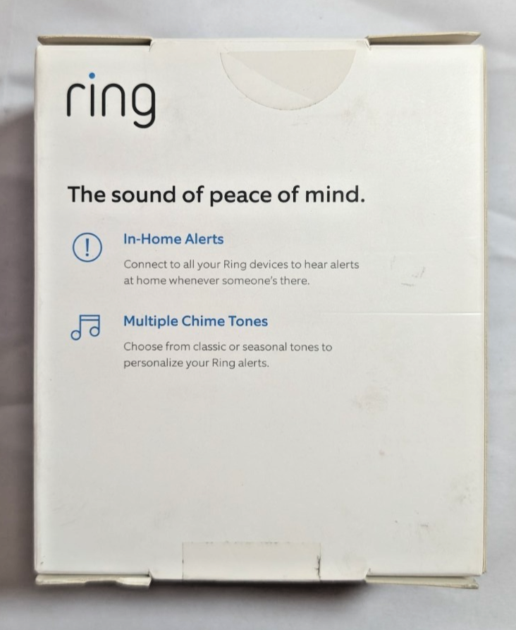 Ring Chime 2nd Generation Plug In Chime for Ring Devices/Alarm System ...