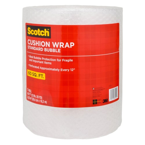 (USA) Bubble Cushion Wrap, 60ft. x 12in., Standard Bubble, 1 Roll,, | eBay