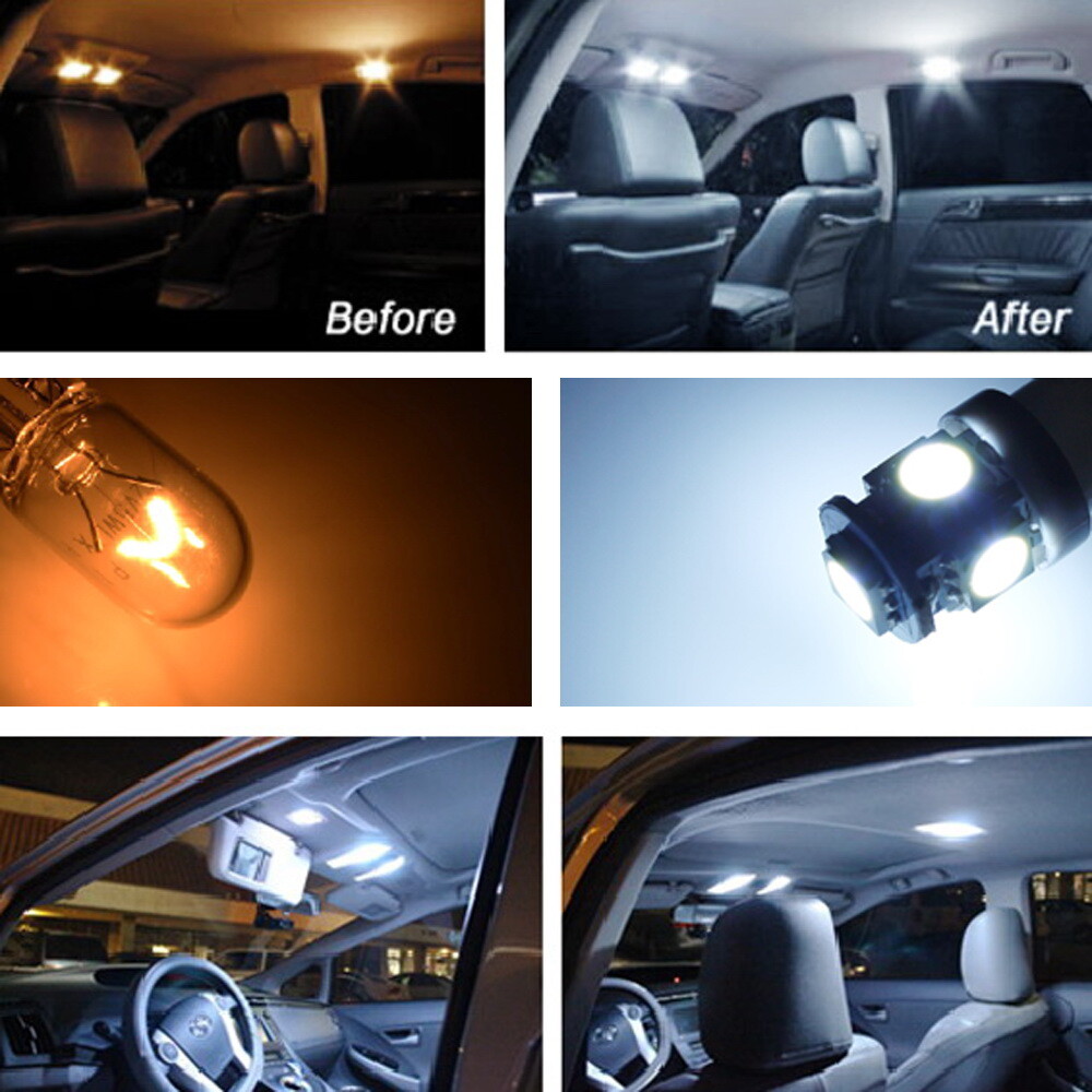 6 x 5050 SMD LED Interior Lights Package For 07-15Infiniti G35 G37 G25 ...