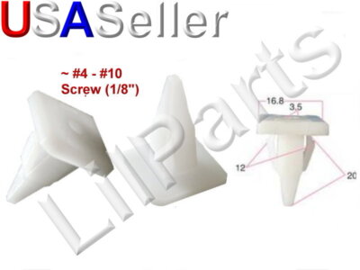 Rocker Molding Grommet Mitsubishi Fender Clip For Chrysler MB361578 ...