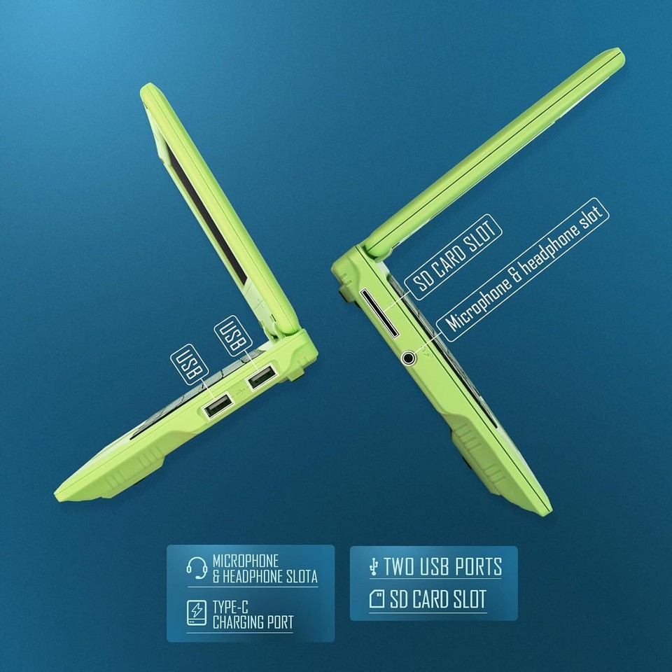 7'' Mini Laptop Computer Quad Core Android 12 2GB RAM 32GB ROM Netbook ...