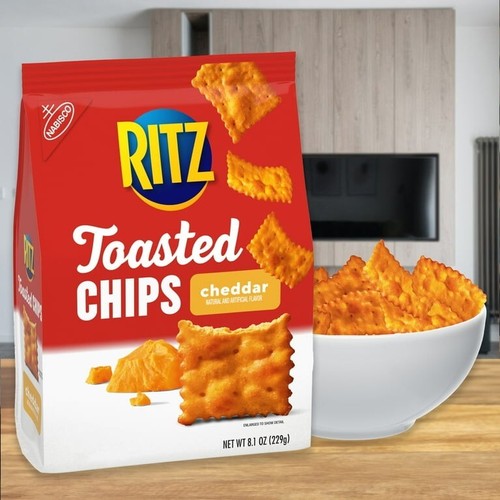 RITZ Toasted Chips Cheddar Crackers, 1 - 8.1 oz 44000051051 | eBay