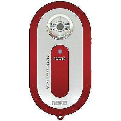Naxa Nr720 Am/fm Mini Pocket Radio Red for sale online | eBay