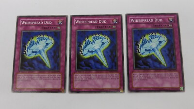 3x ( 2x 1ST / 1x UNL ) WIDESPREAD DUD ABPF-EN079 TRAP CARD COMMON ...