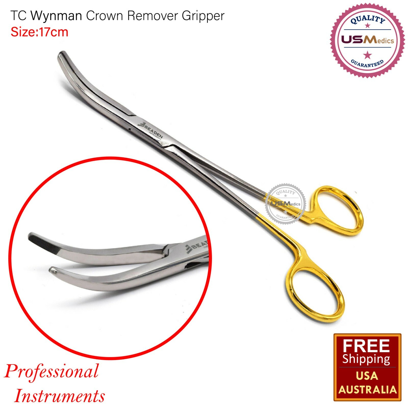 Surgical TC Wynman Crown Remover Gripper Dental Lab Instruments New ...
