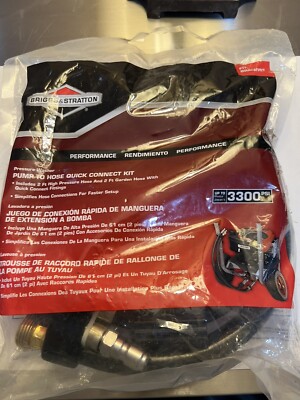 Briggs & Stratton 6216 2FT Hose to Pump Kit with Quick Connect Fittings ...