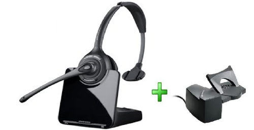 Plantronics C052 CO52 Wireless HeadSet System CS510 With HL10 Handset ...