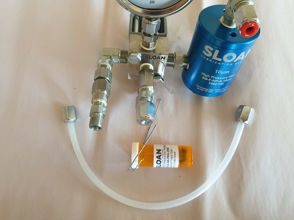 SLOAN SB-G-3000 SB-F-HP-A-10 GAUGE ASSEMBLY AND HIGH PRESSURE ...