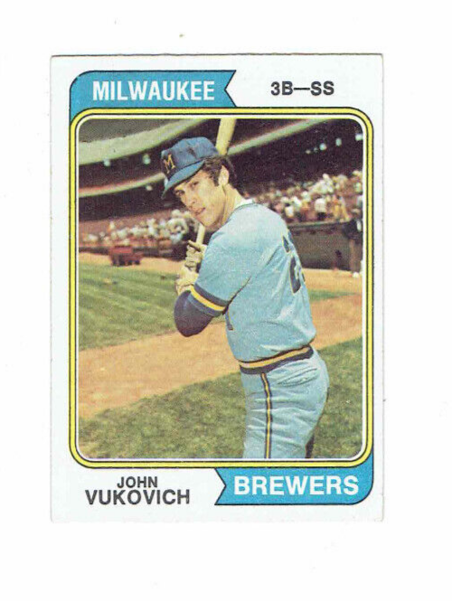 John Vukovich #Milwaukee Brewers 3B-SS #349 TCG 1974 #Baseball Card | eBay