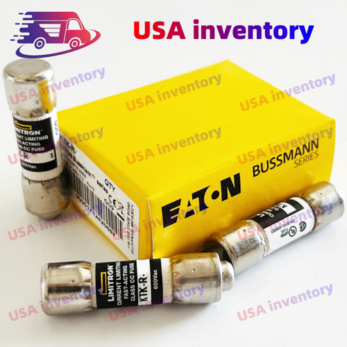 1PC ORIGINAL BUSSMANN KTK-R-10 10A 600V Class CC Fuse Fast-Acting Fuse ...