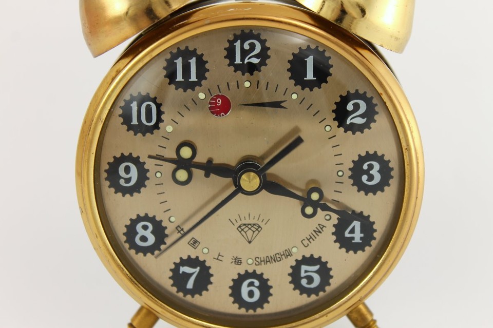 Rare Vintage China Alarm Clock Double Bell 1970's | eBay
