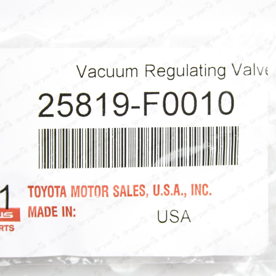 Toyota Lexus 2.0L Turbo Vacuum Regulating Valve Assy | 25819-F0010 ...