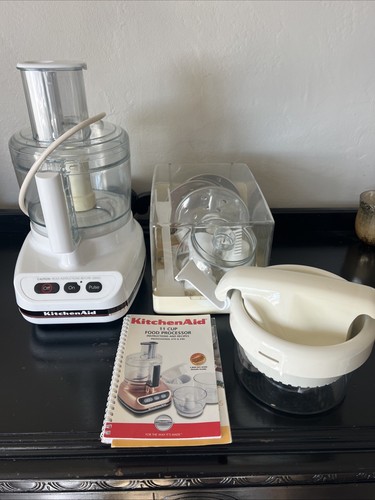Kitchenaid Food Processor Ultra Power Model KFP600WH with Attachments ...