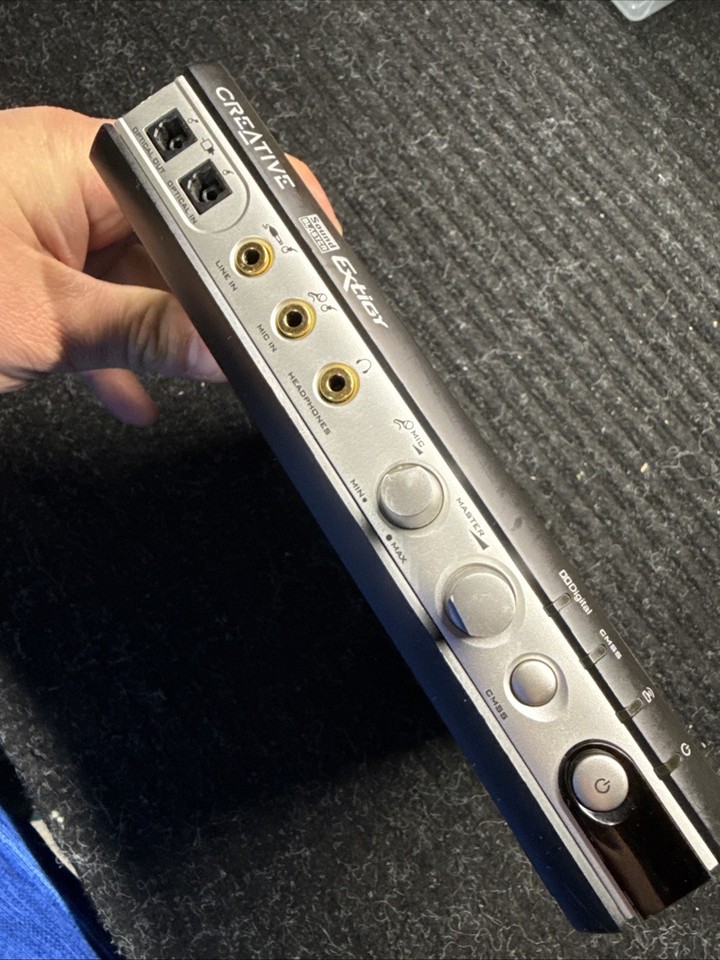 Creative Sound Blaster Extigy SB0130 External USB Sound Card (Silver ...