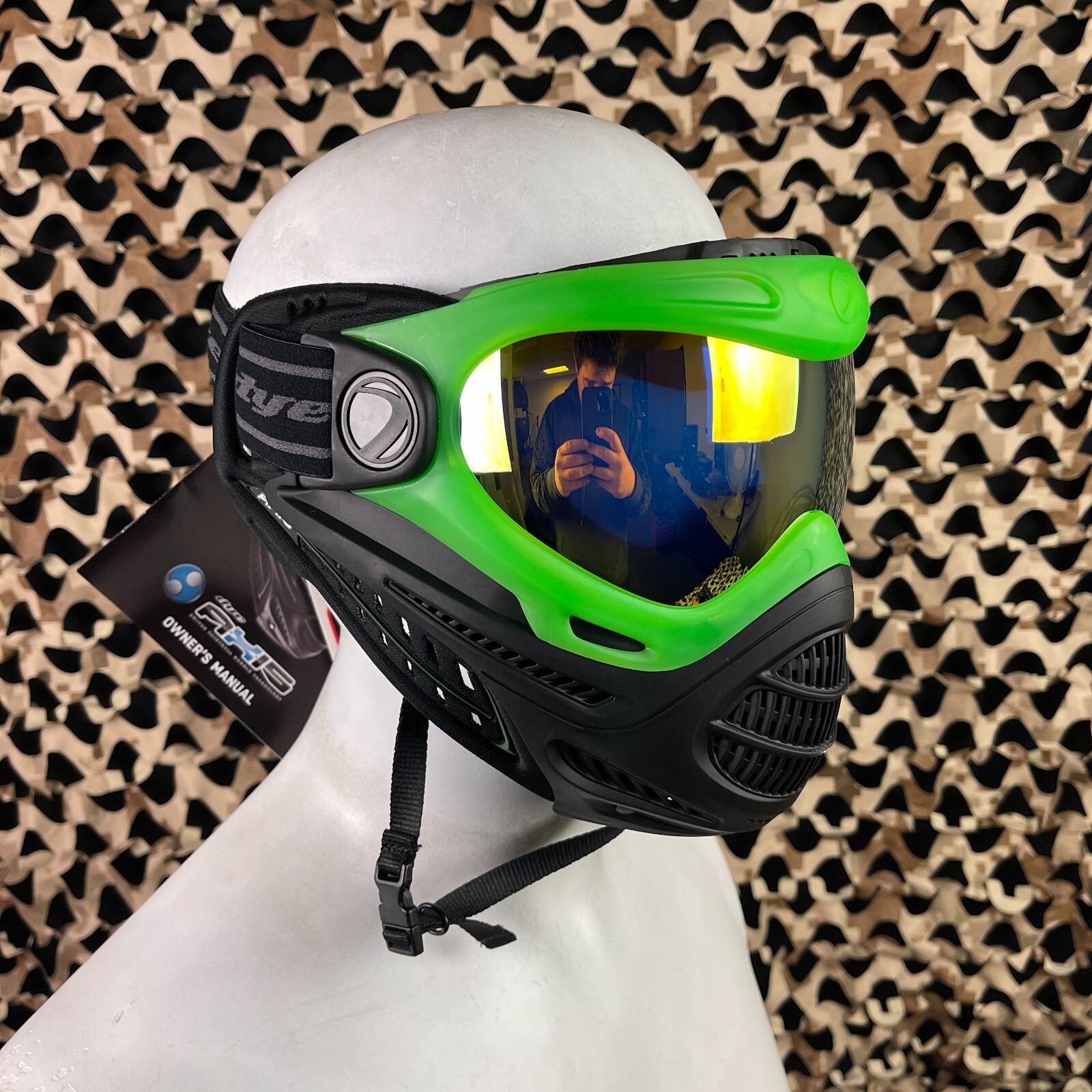 NEW Dye Axis Pro Paintball Mask - Lime | eBay